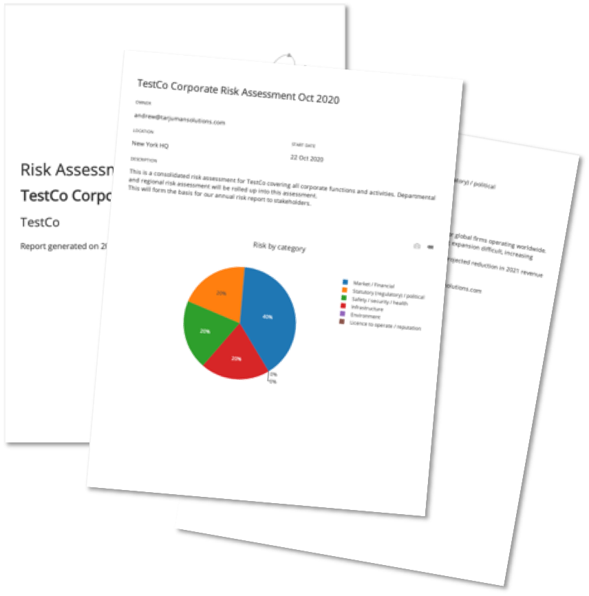 Risk reports in 30 seconds? – Simplifying risk management